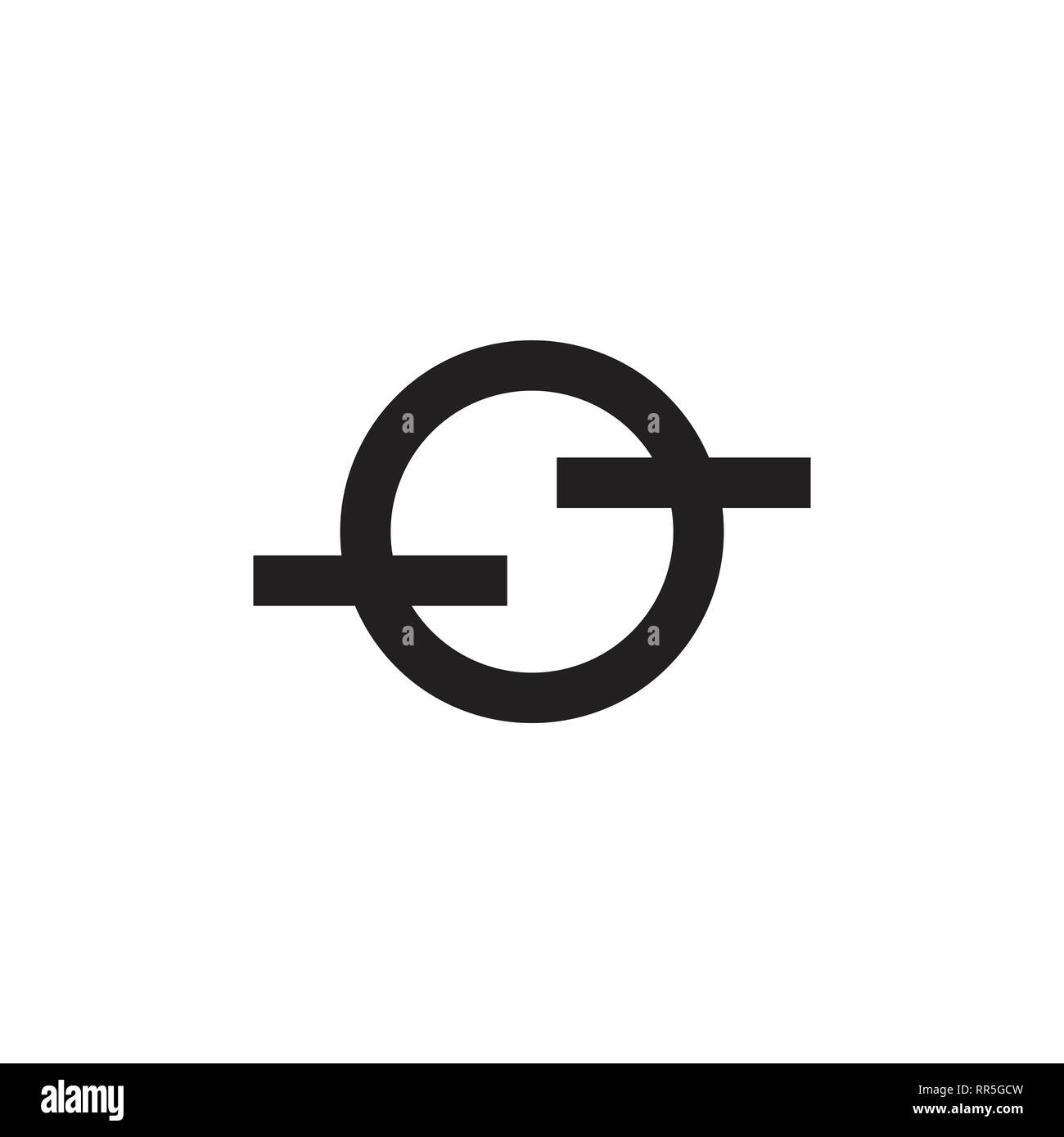 Negative space logo hi-res stock photography and images - Alamy