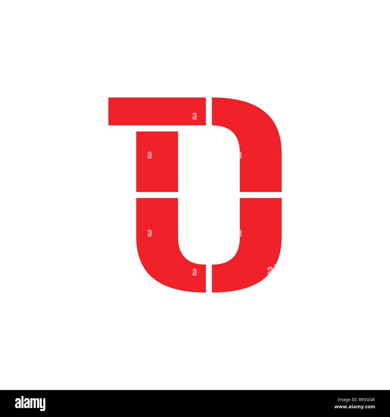 letters ot simple geometric logo vector Stock Vector Image & Art - Alamy