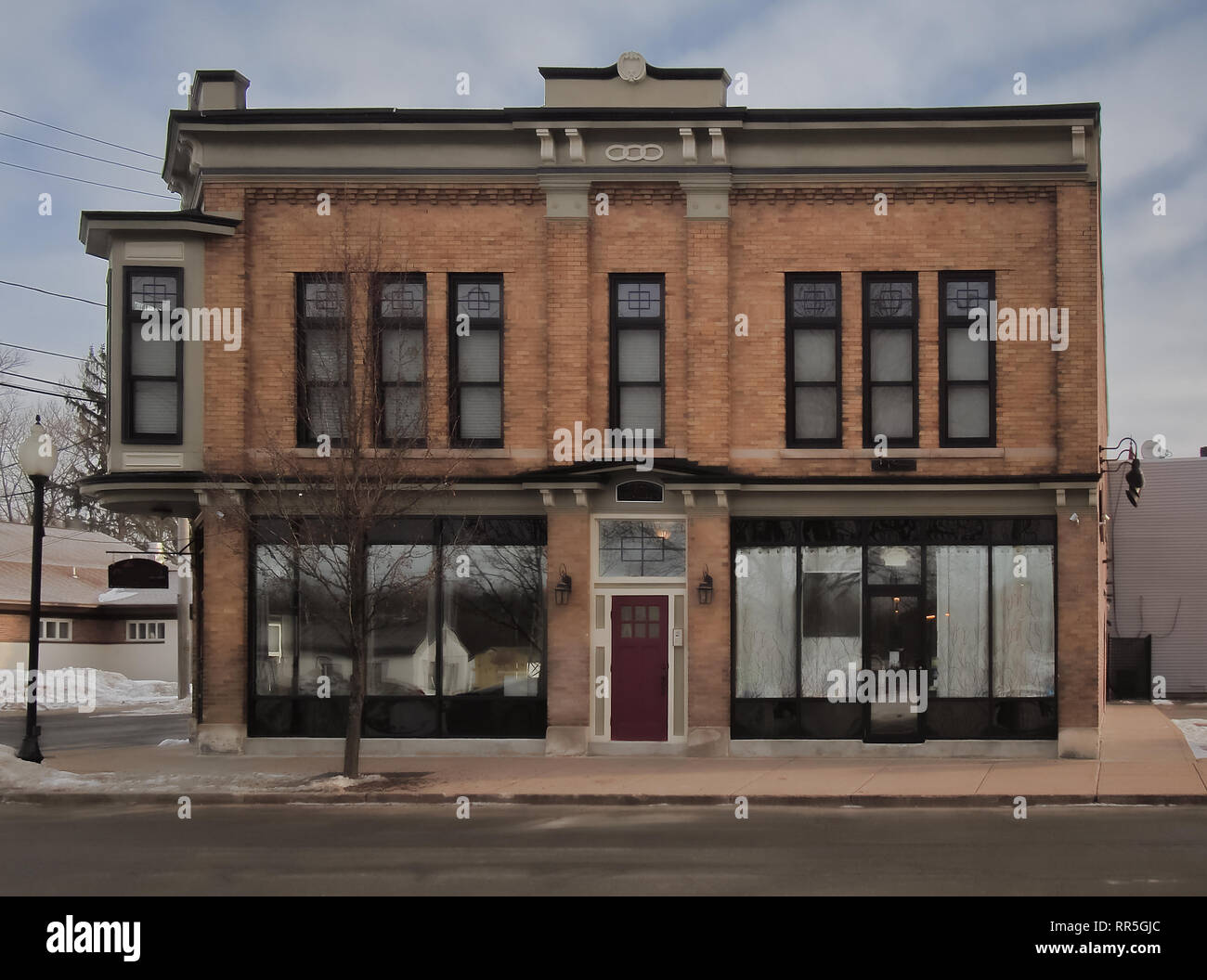 Small town america buildings hi-res stock photography and images - Alamy