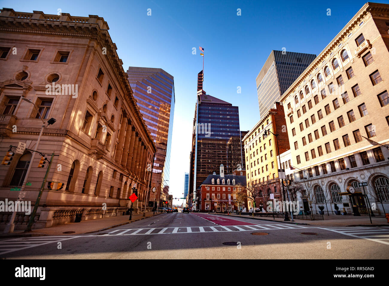 William Donald Schaefer Building street view, Baltimore, USA Stock ...
