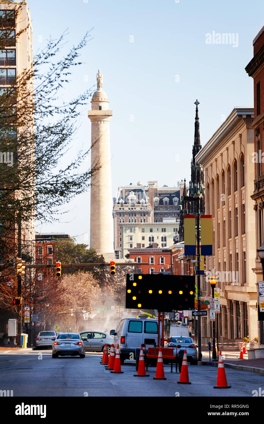 Washington monument baltimore hi-res stock photography and images - Alamy