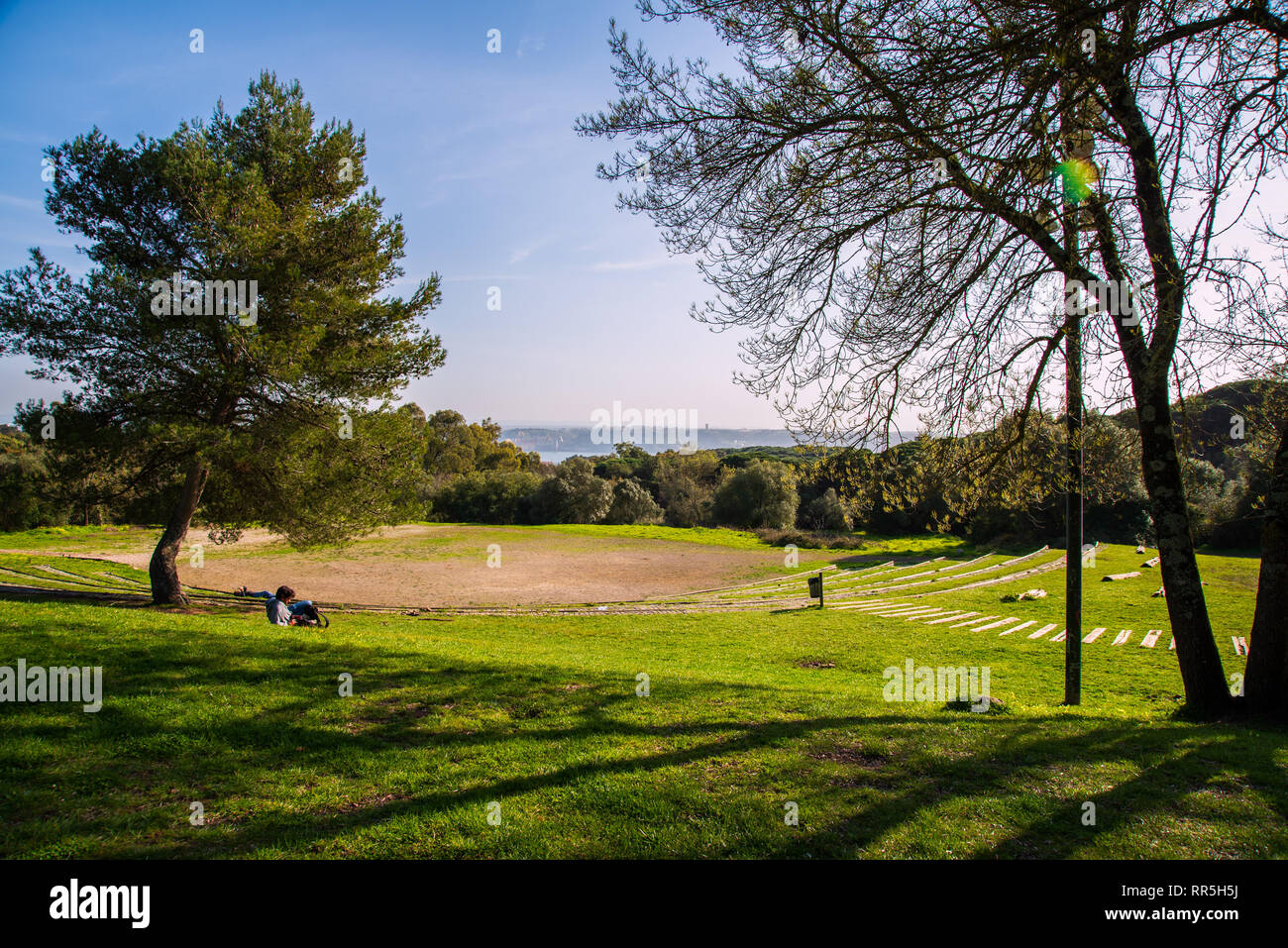 View of Monsanto Park in Lisbon, Monsanto park is the major green area ...