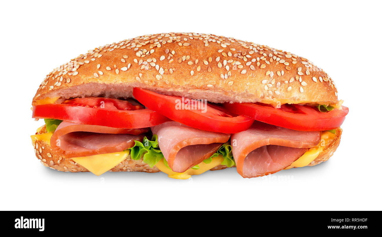 Sandwich ham cheese tomato hi-res stock photography and images - Alamy