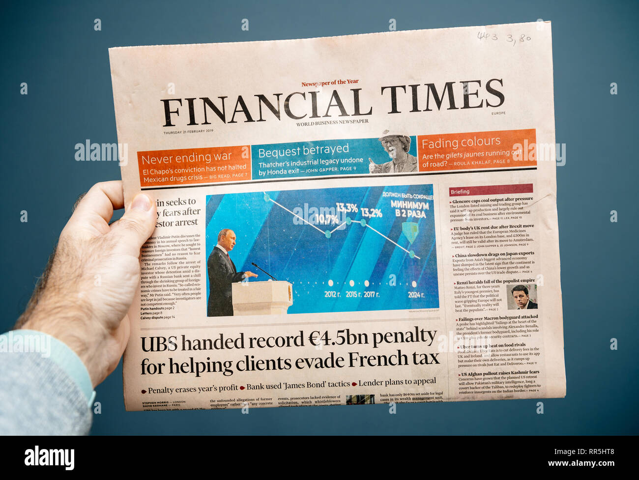 Daily record newspaper 2019 hi-res stock photography and images - Alamy