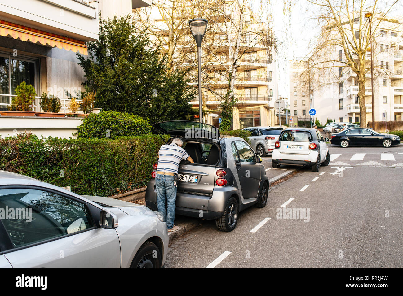 Smart Car Rear High Resolution Stock Photography and Images - Alamy