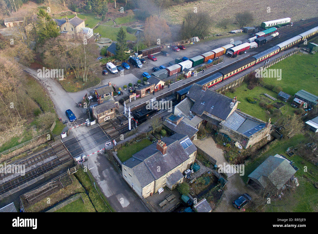 Signal for train barriers hi-res stock photography and images - Alamy