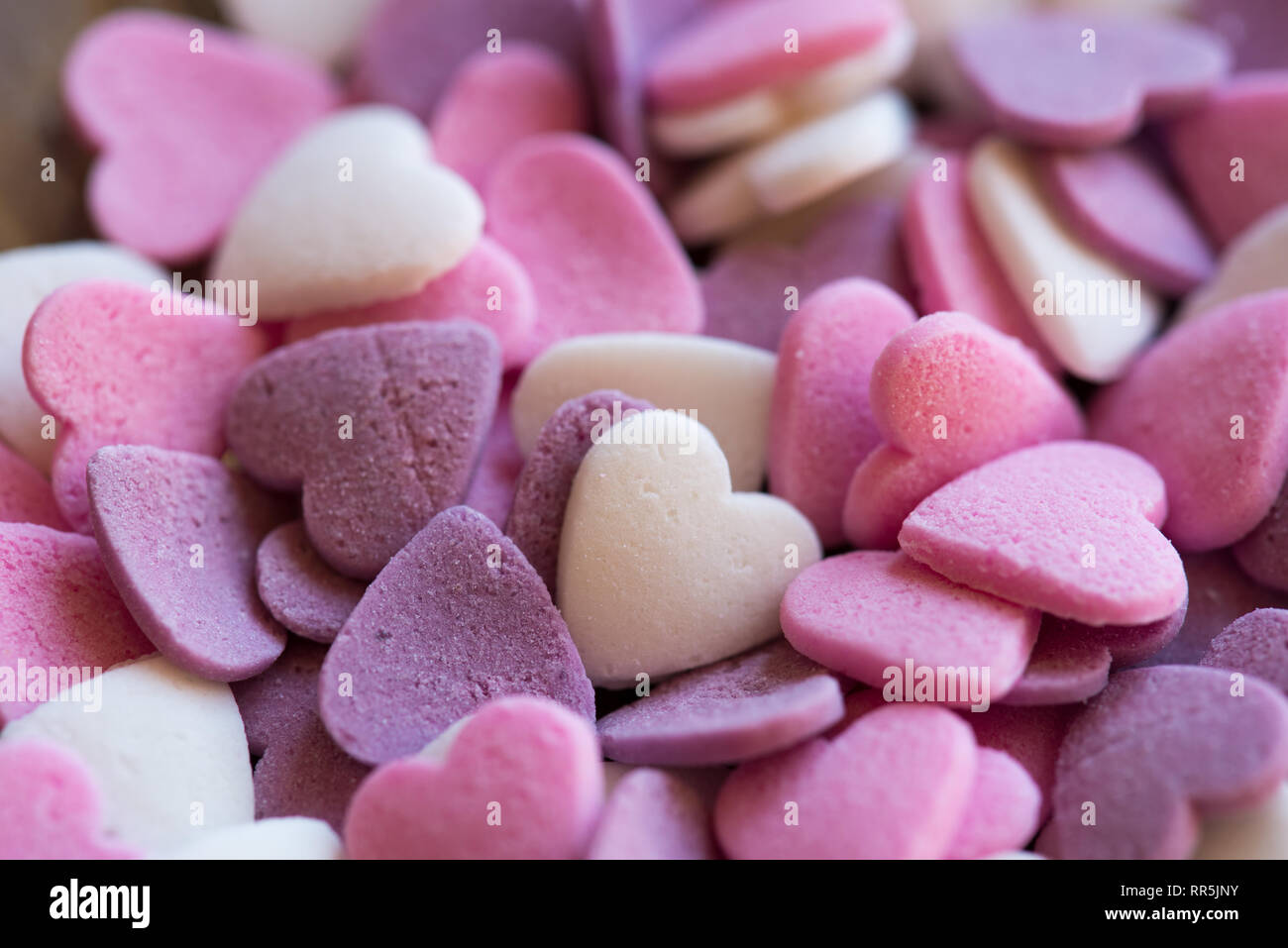 Heart candy sprinkles hi-res stock photography and images - Alamy
