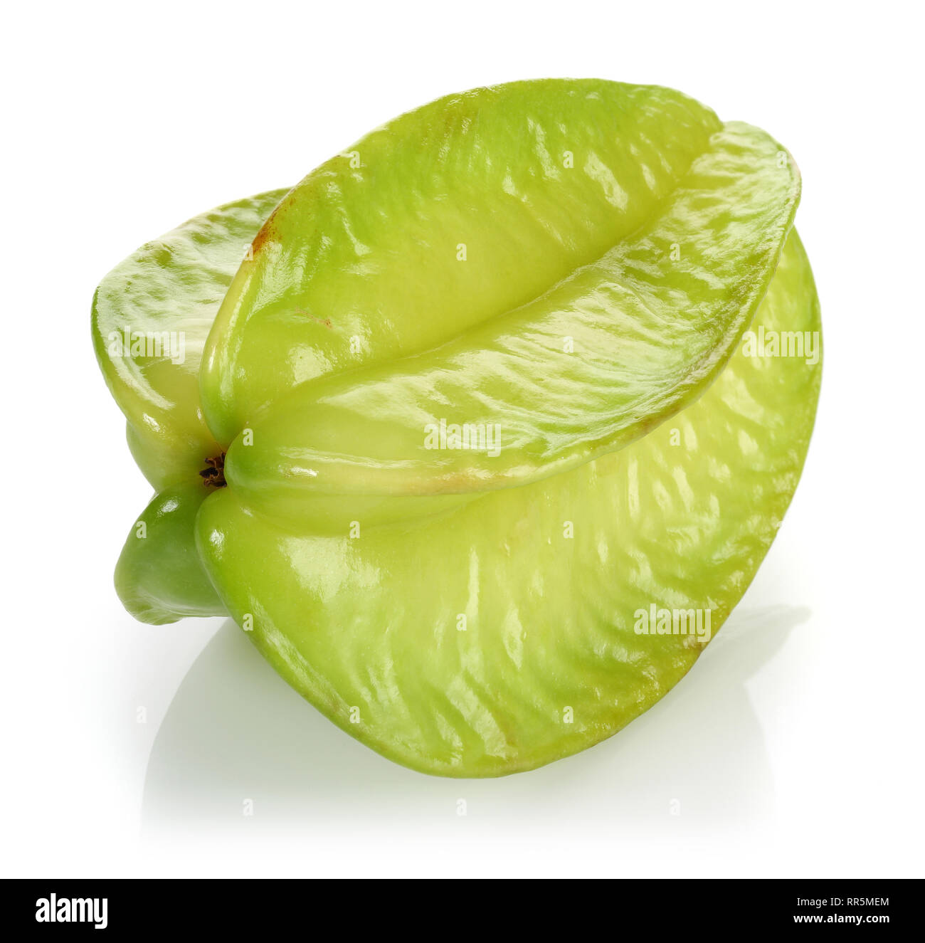 Fresh whole Star fruit isolated on white background Stock Photo - Alamy