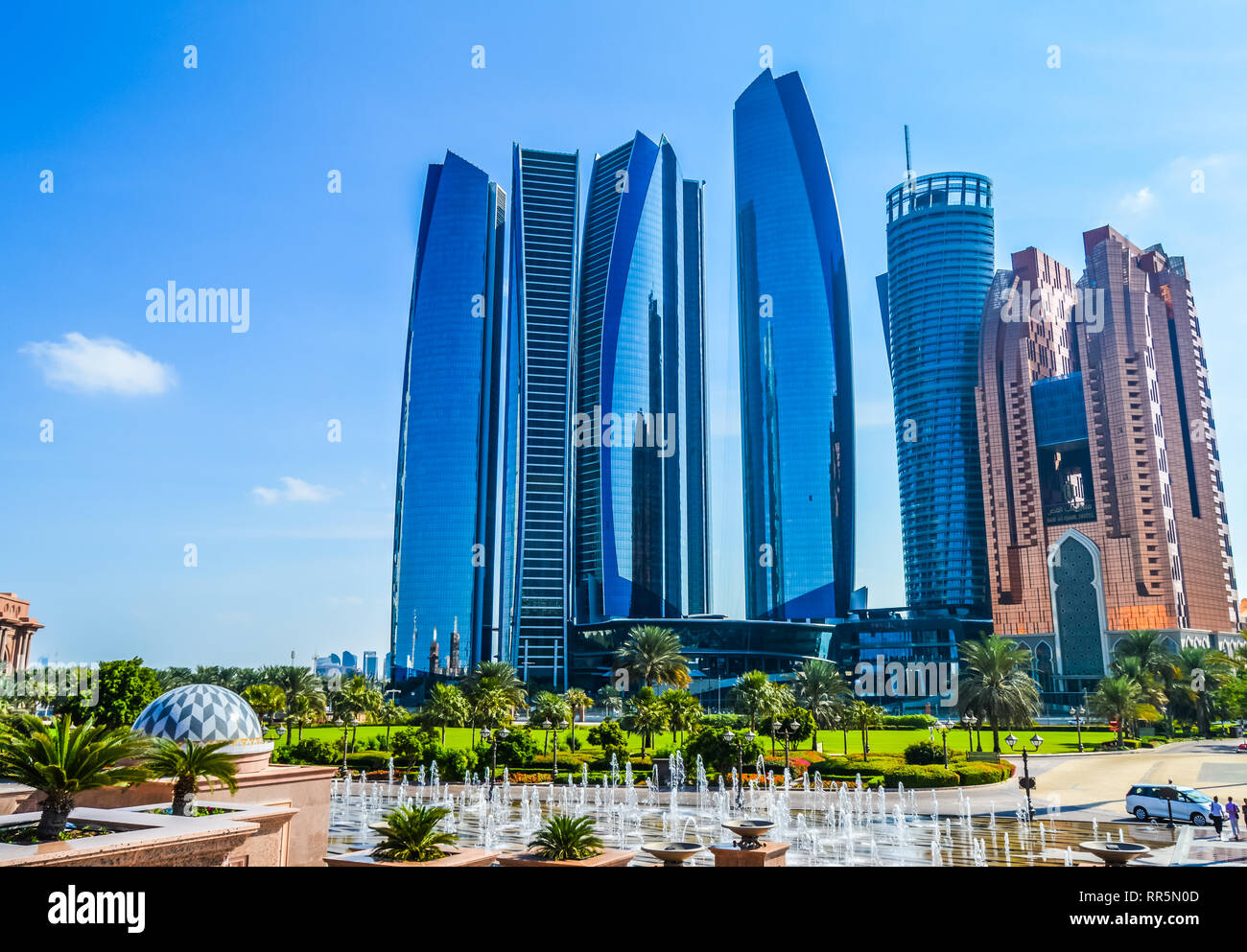 Etihad towers by Jumeirah ,a series of five tall buildings and hotel in ...