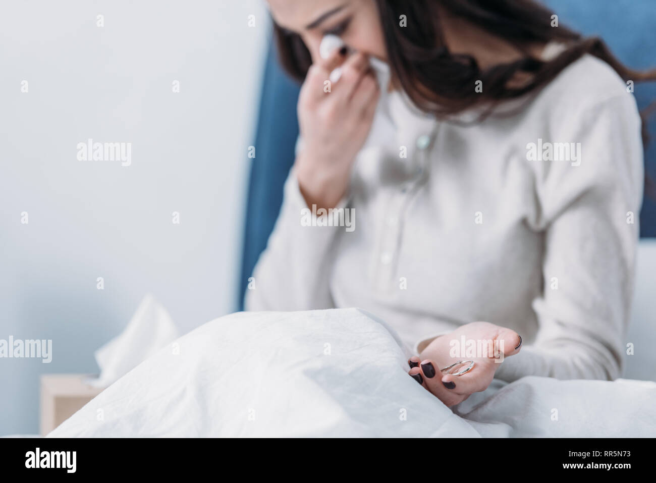 Wiping tears hi-res stock photography and images - Alamy