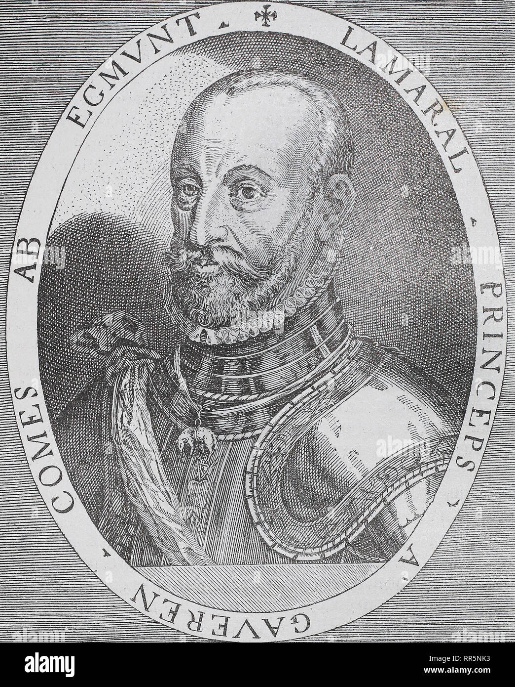 Lamoral, Earl of Egmont. Medieval engraving Stock Photo - Alamy