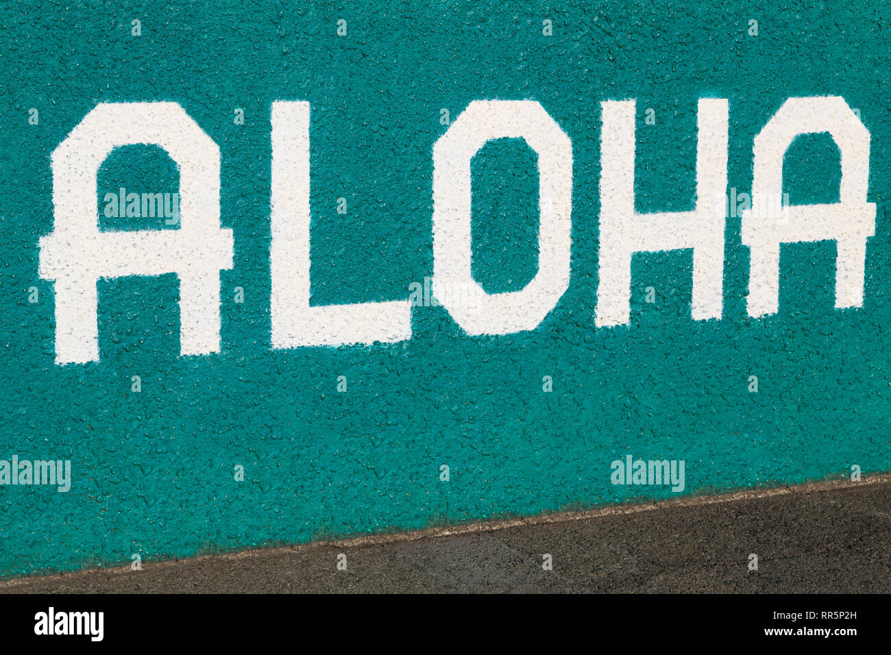Aloha Street Sign