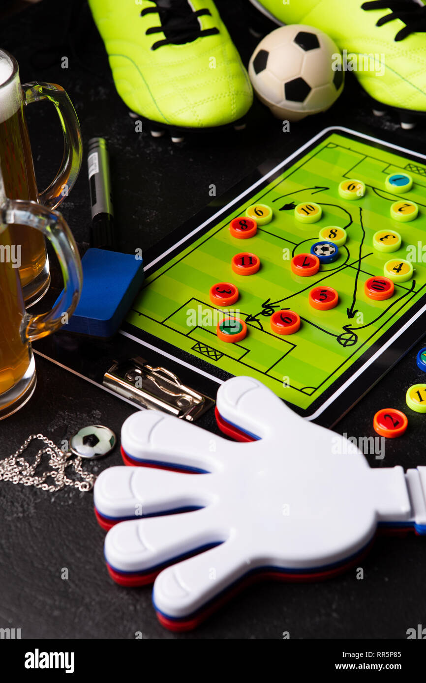 Soccer player board tactics hi-res stock photography and images - Alamy