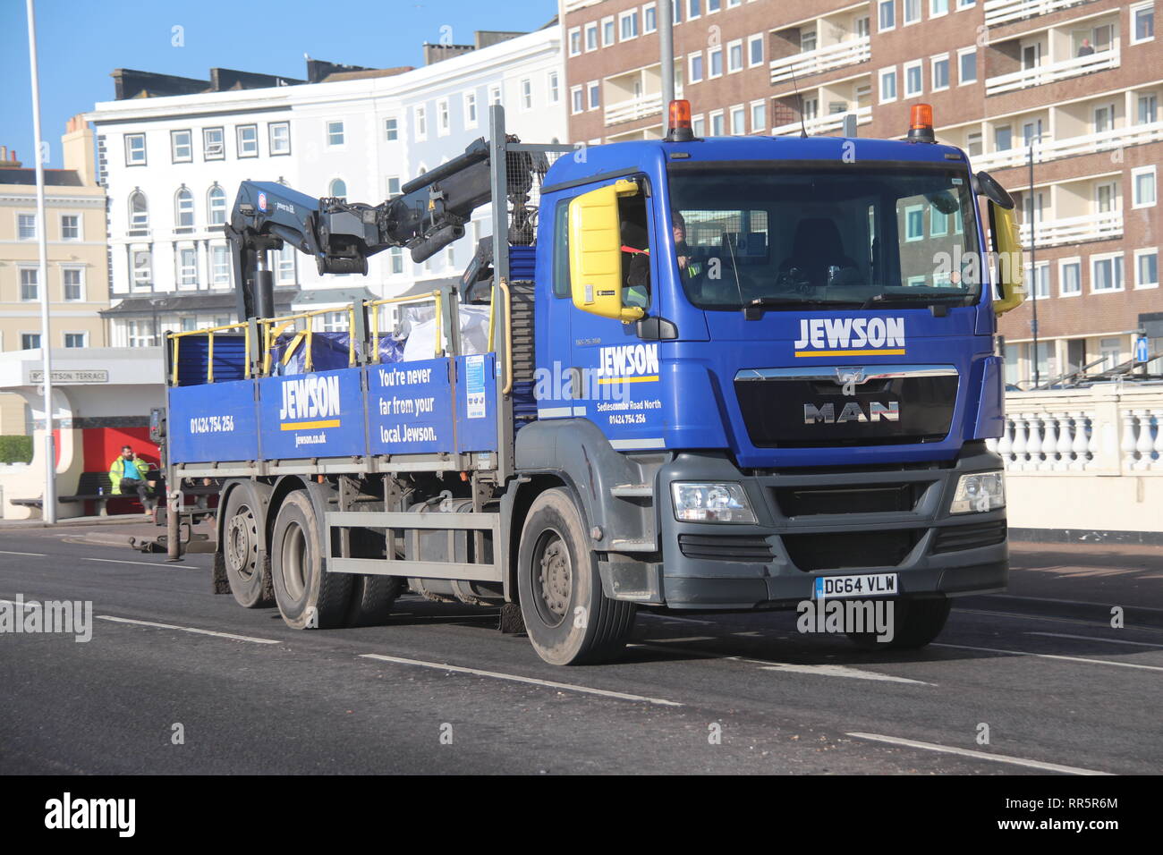 A JEWSON DELIVERY TRUCK Stock Photo - Alamy