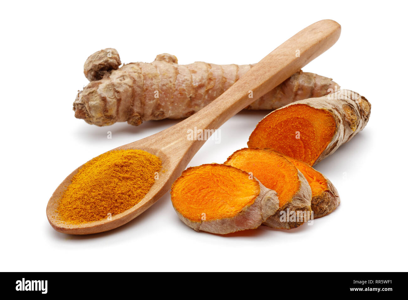 Fresh curcuma root ground Cut Out Stock Images & Pictures - Alamy