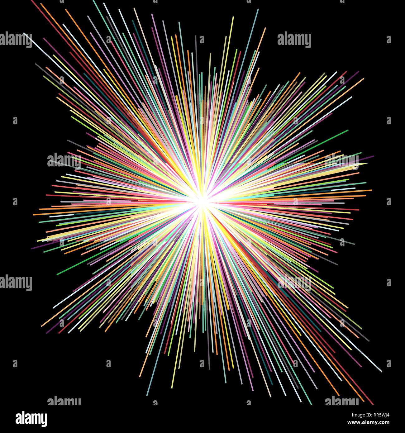 Dispersion of white light Stock Vector Images - Alamy