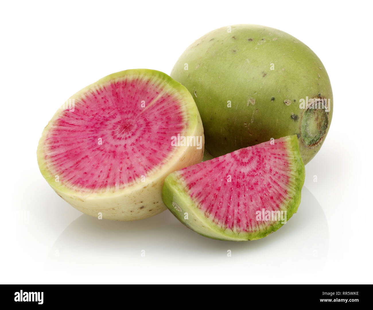 Watermelon Radish Stock Photo