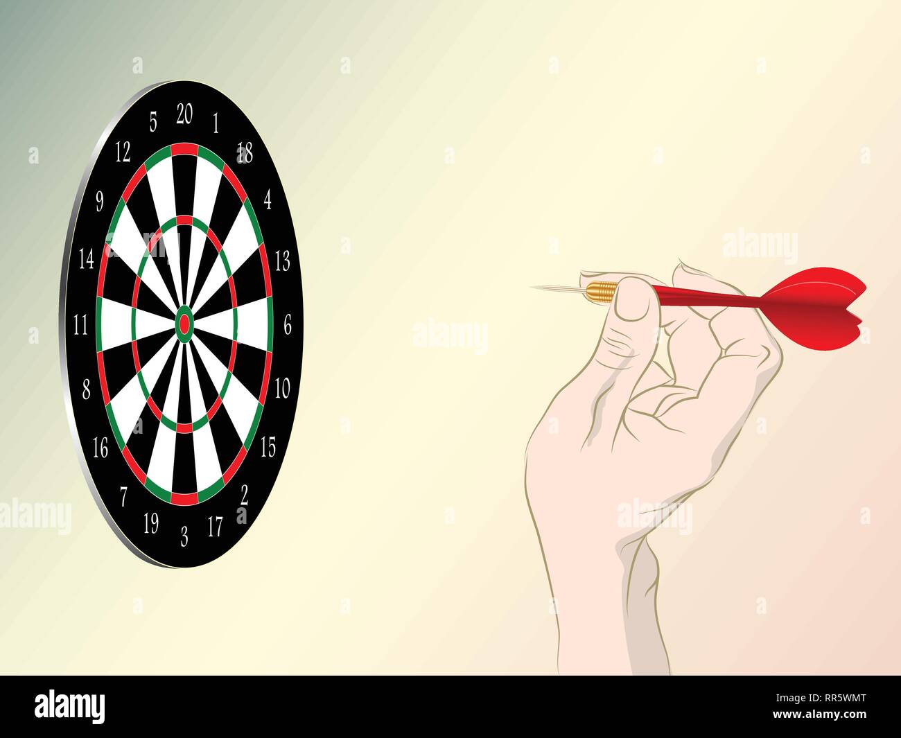 dartboard games play Stock Vector Image & Art - Alamy