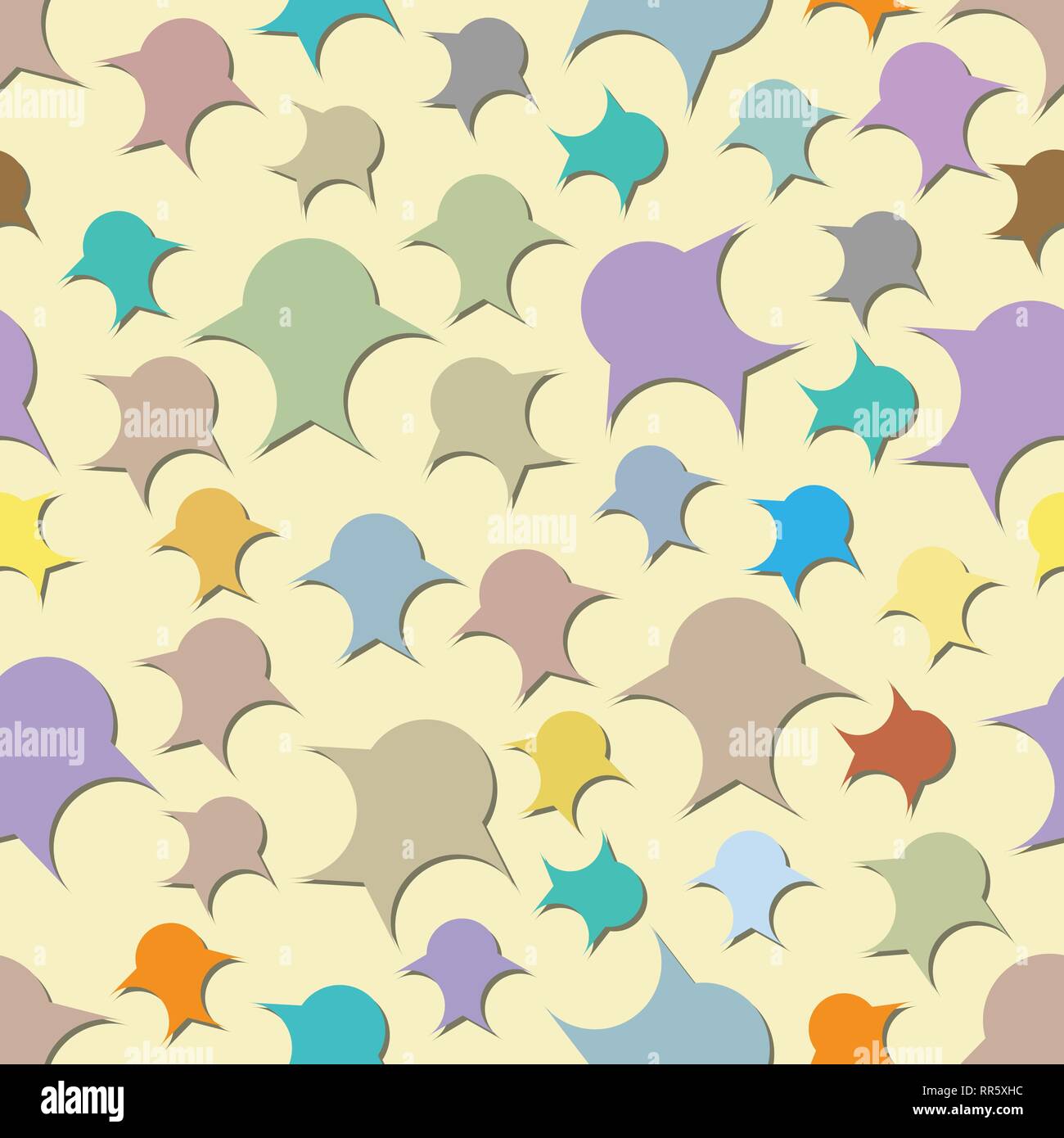 Paper sticky note and seamless pattern Stock Vector Image & Art - Alamy