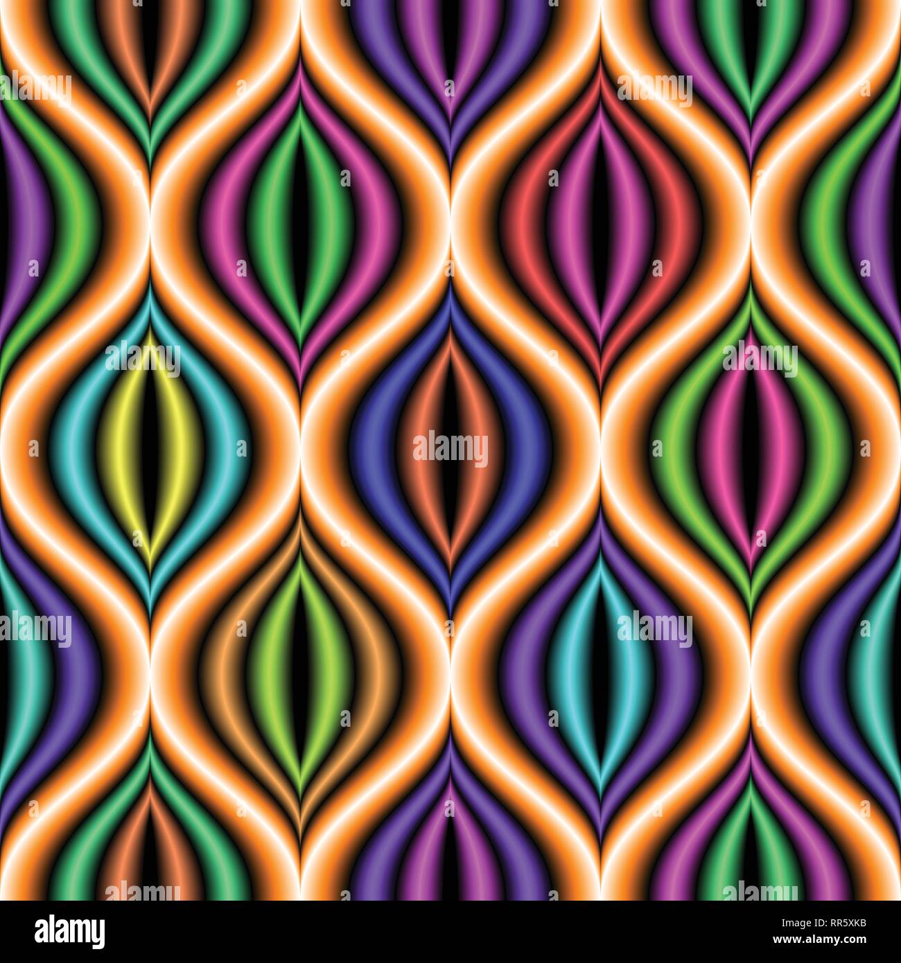Seamless concentric shape background pattern Stock Vector Image & Art ...