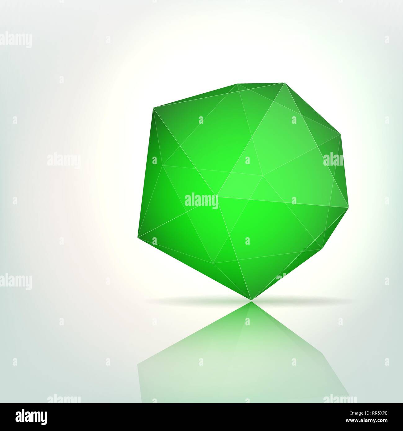 3 dimension of polygon vector Stock Vector Image & Art - Alamy
