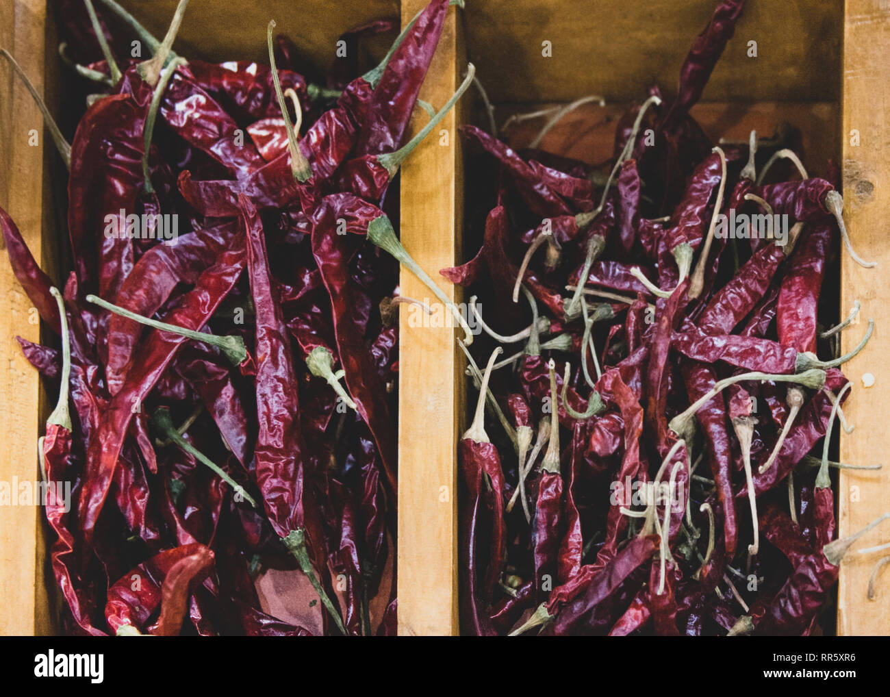 Dried red chili pepper, background Stock Photo - Alamy