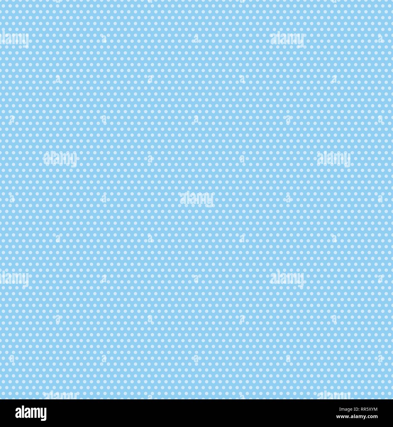 Small polka dots seamless pattern on soft blue background, vector Stock ...
