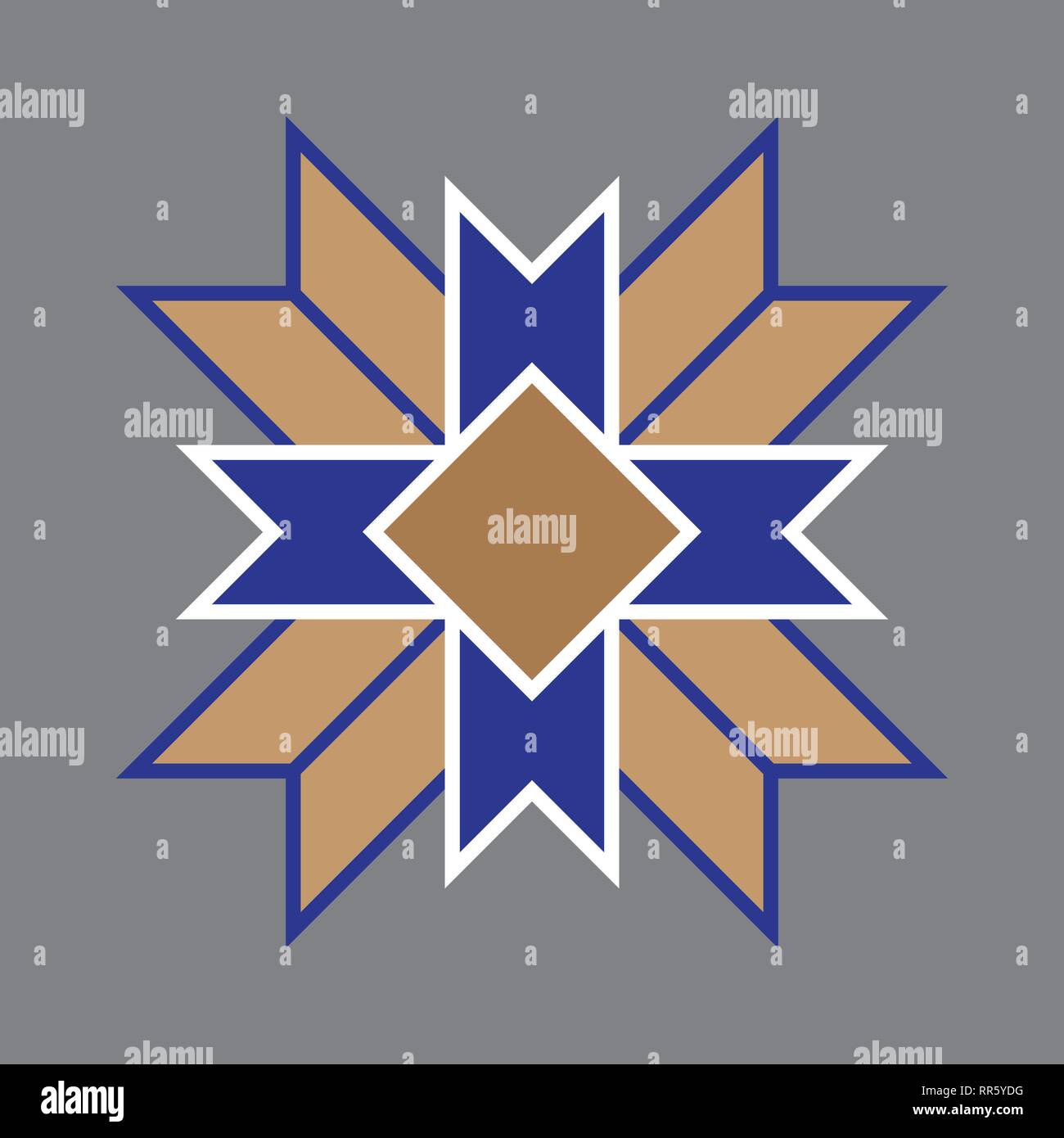 Ethnic baltic cross ornamental symbol. Vector illustration Stock Vector ...