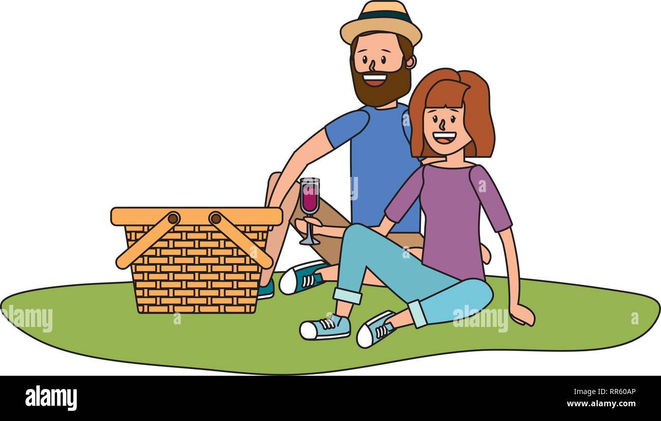 young couple cartoon Stock Vector Image & Art - Alamy