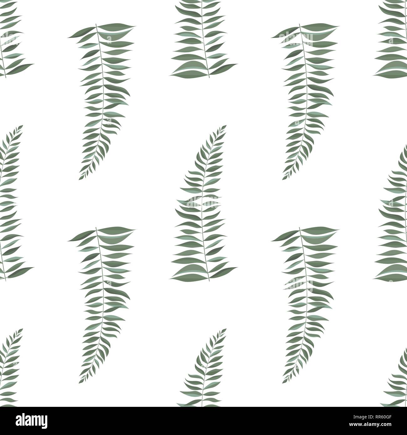 Seamless leaves pattern. Design for banner, poster, card, cover ...