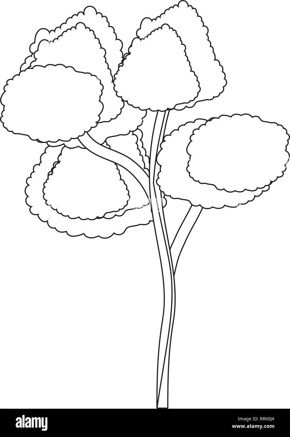 nature tree cartoon Stock Vector Image & Art - Alamy