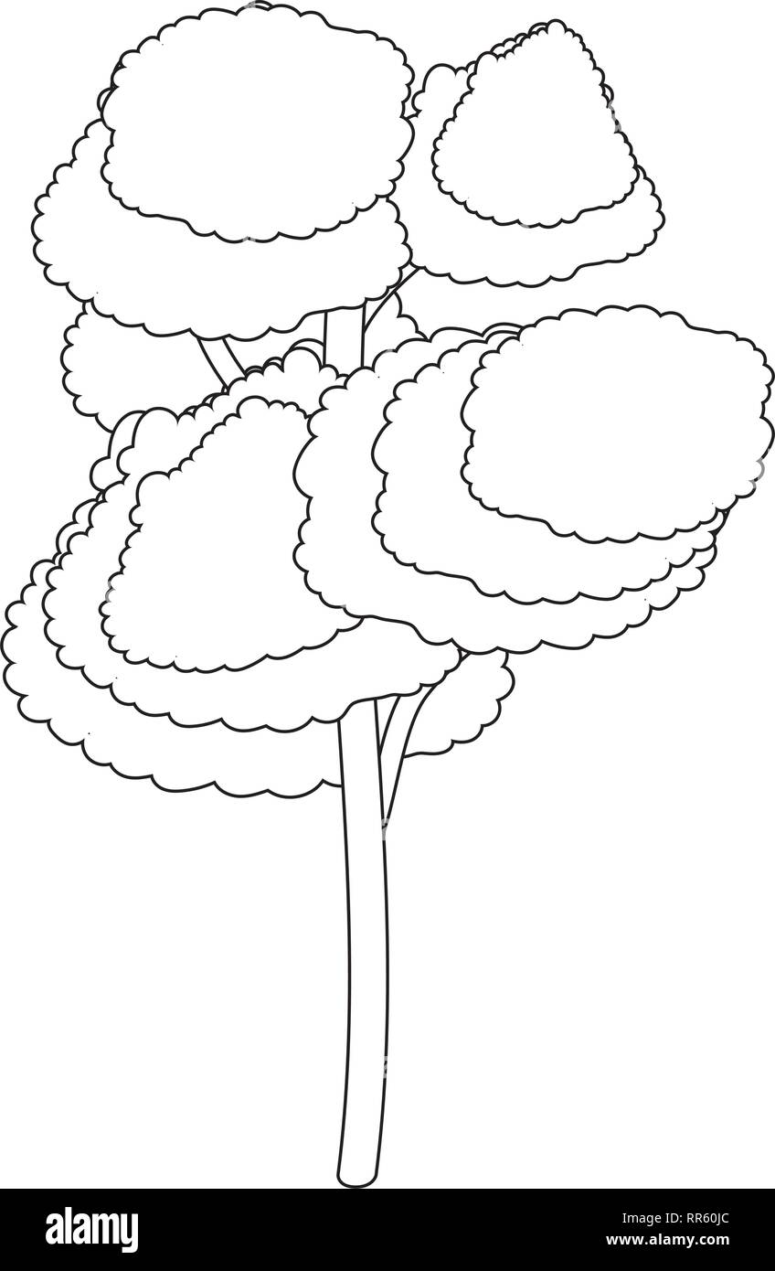 nature tree cartoon Stock Vector Image & Art - Alamy