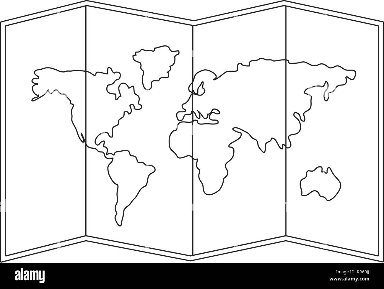 world map cartoon Stock Vector Image & Art - Alamy