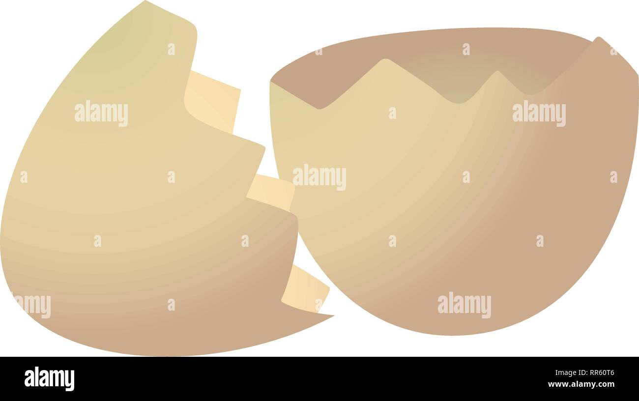 chicken eggshell cartoon Stock Vector Image & Art - Alamy