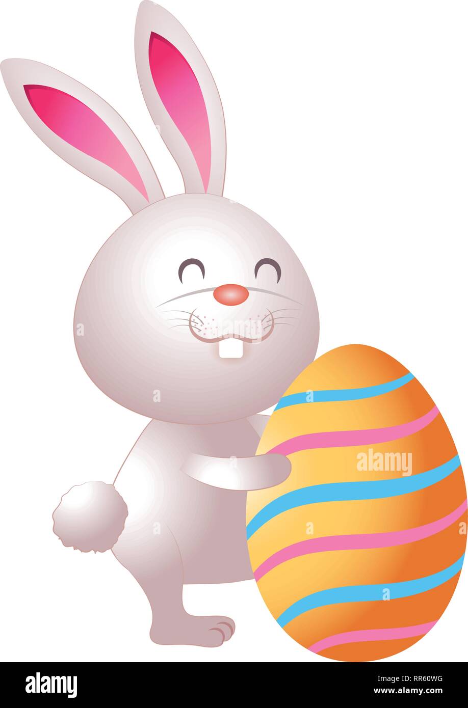 easter rabbit cartoon Stock Vector Image & Art - Alamy