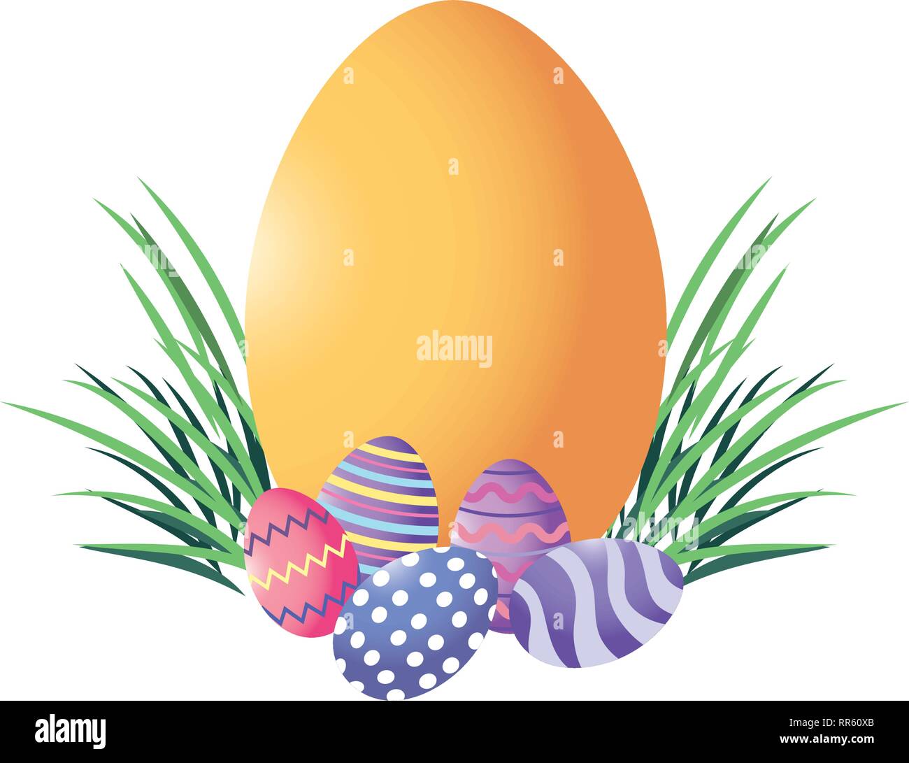 easter eggs cartoon Stock Vector Image & Art - Alamy