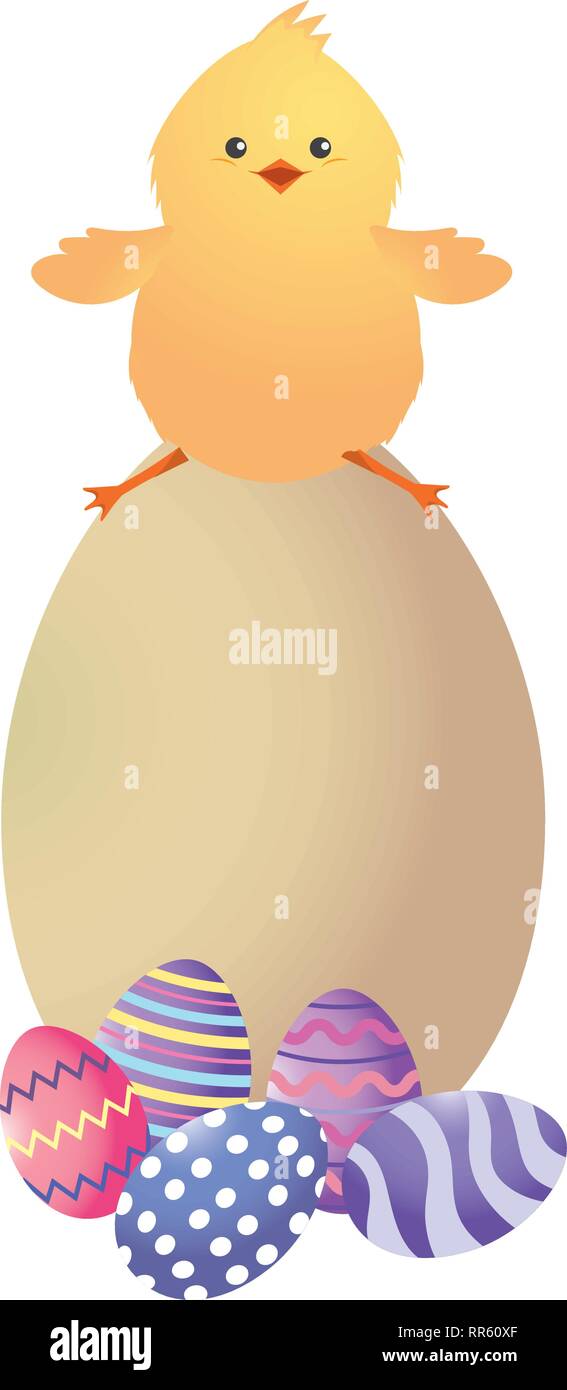 easter chicken cartoon Stock Vector Image & Art - Alamy