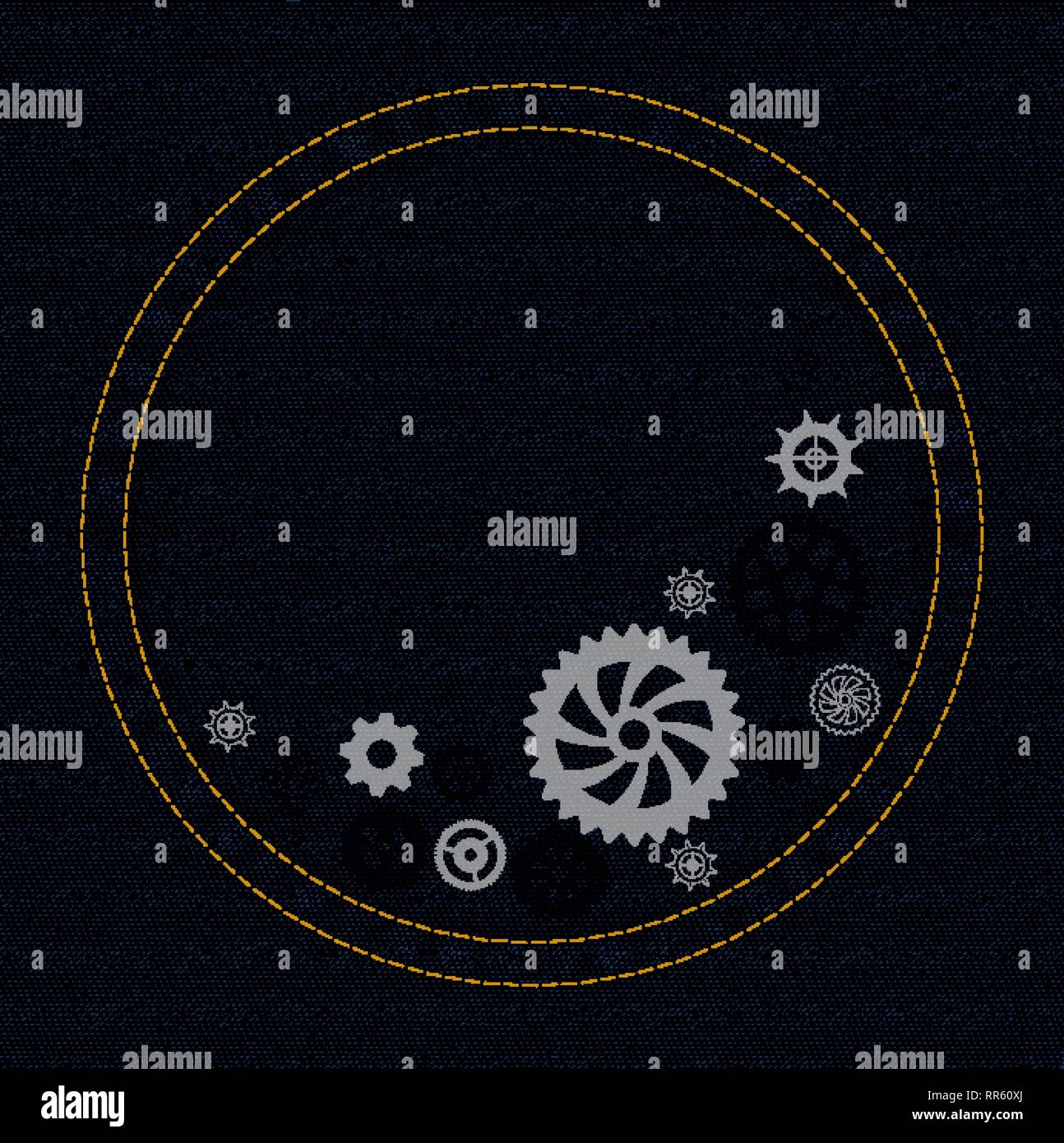 Gears Map Stock Vector Images - Alamy