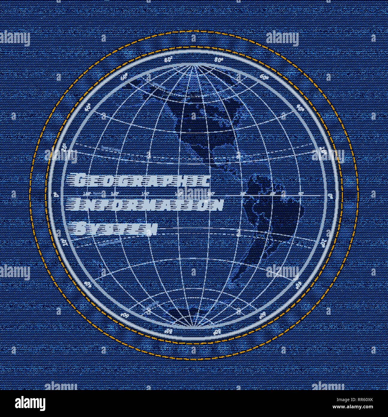 Geographic information system background hi-res stock photography and ...