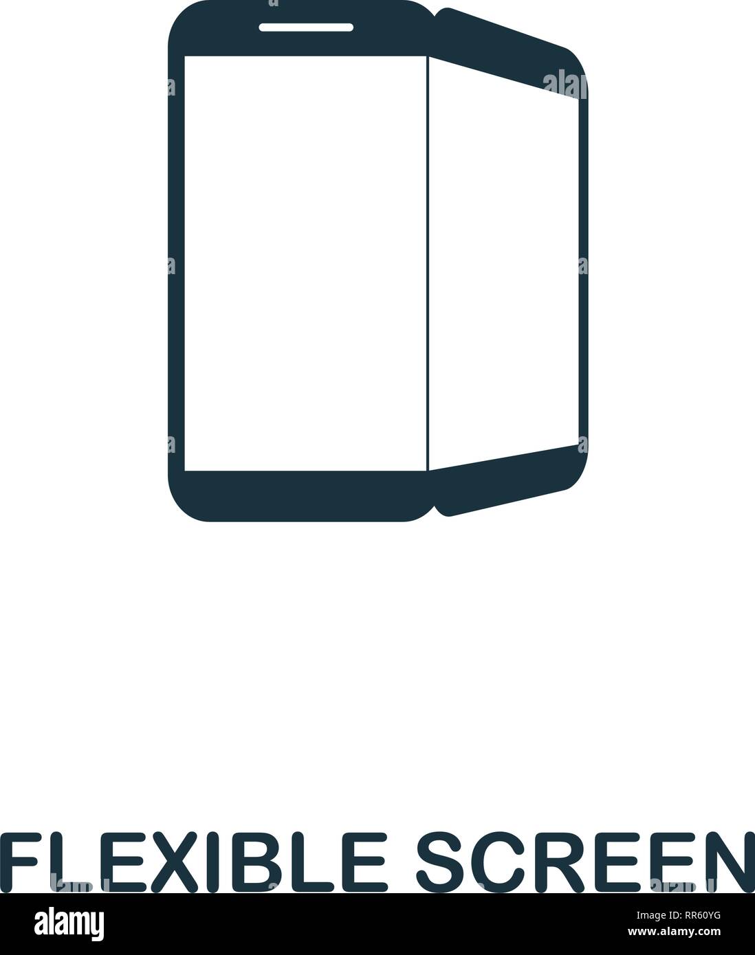 Mobile flexible display Stock Vector Images - Alamy