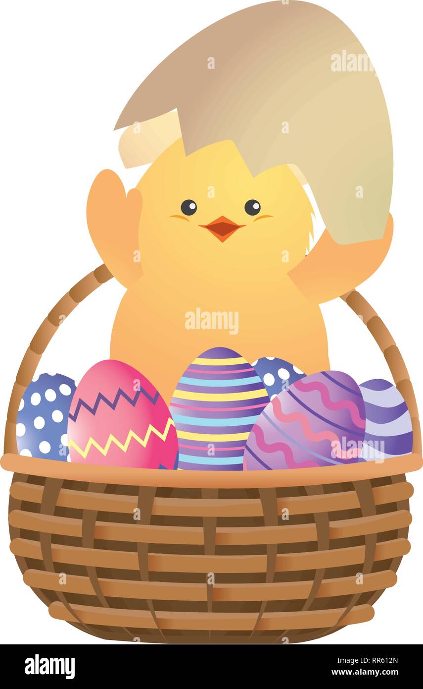 easter chicken cartoon Stock Vector Image & Art - Alamy