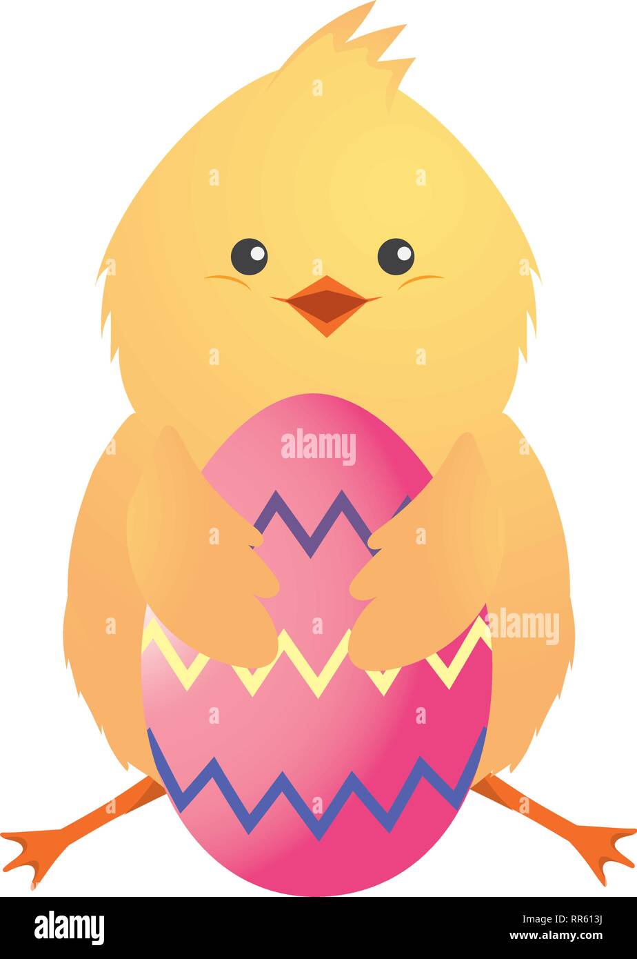 easter chicken cartoon Stock Vector Image & Art - Alamy