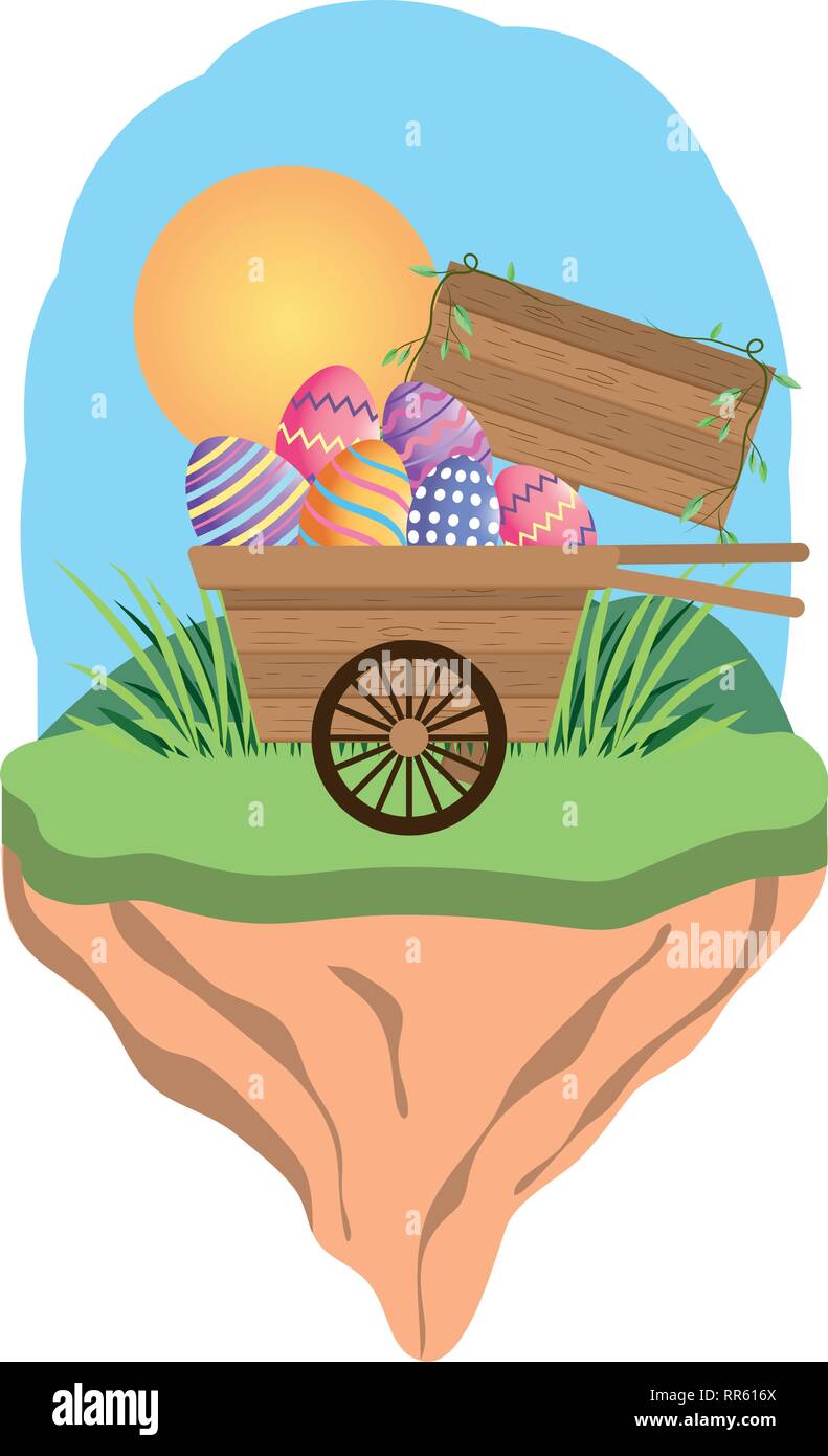 easter eggs cartoon Stock Vector Image & Art - Alamy