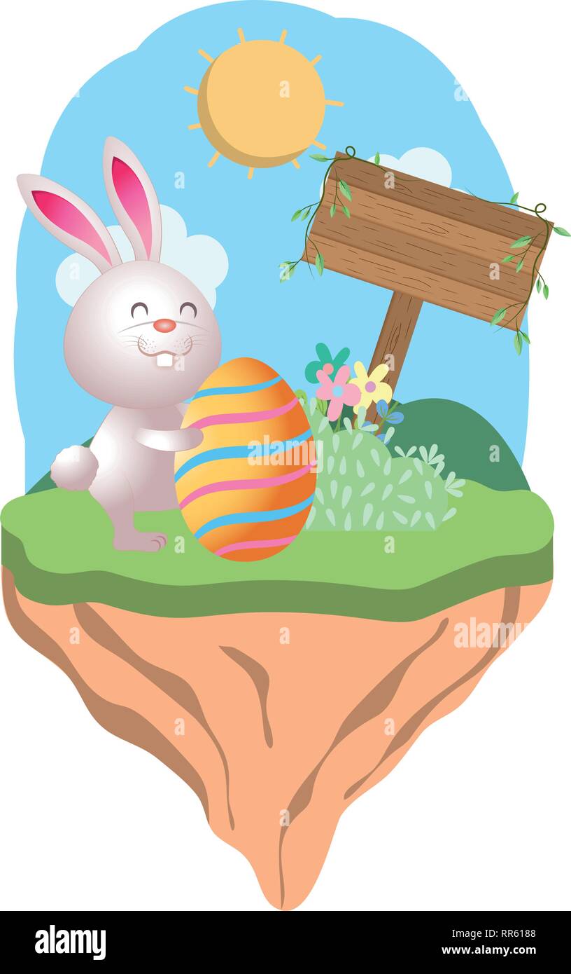 easter rabbit cartoon Stock Vector Image & Art - Alamy