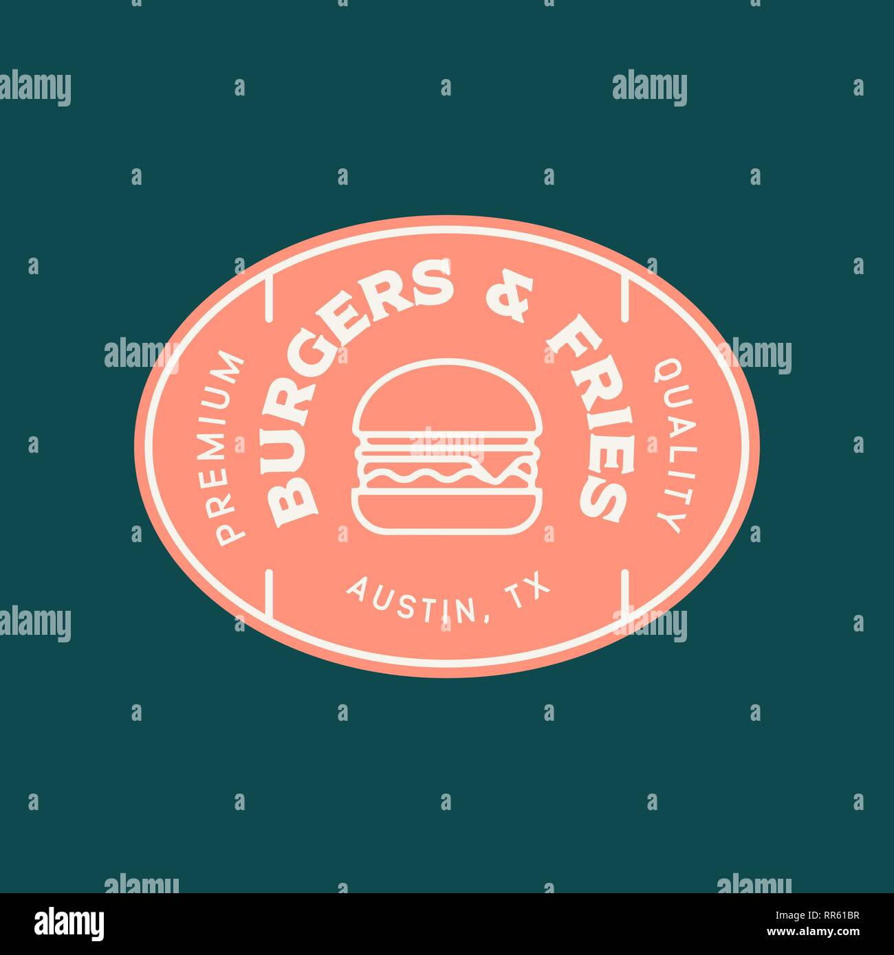 Burger Stock Vector Images - Alamy