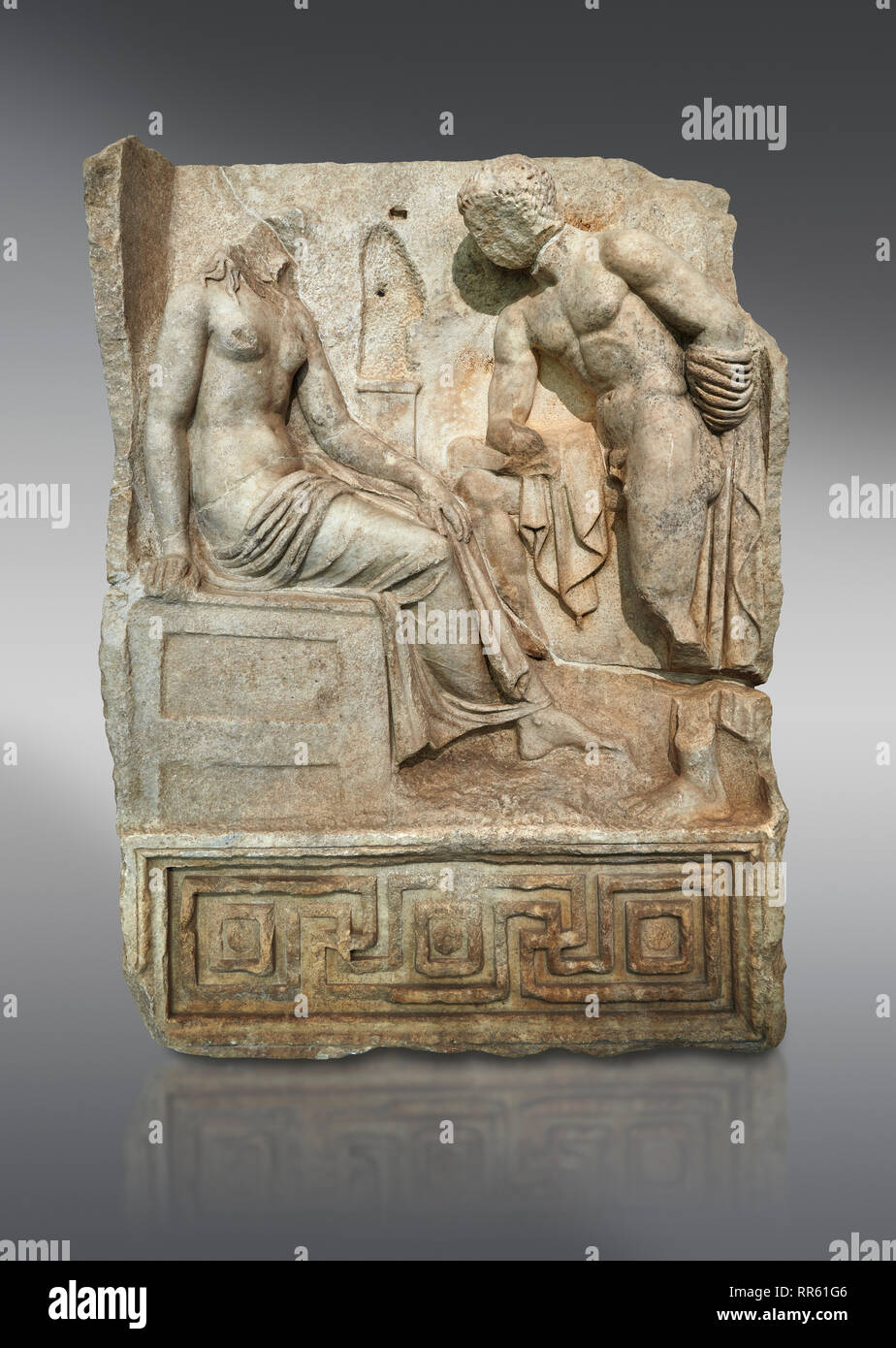 Roman Sebasteion relief sculpture of Io and Argos Aphrodisias Museum ...