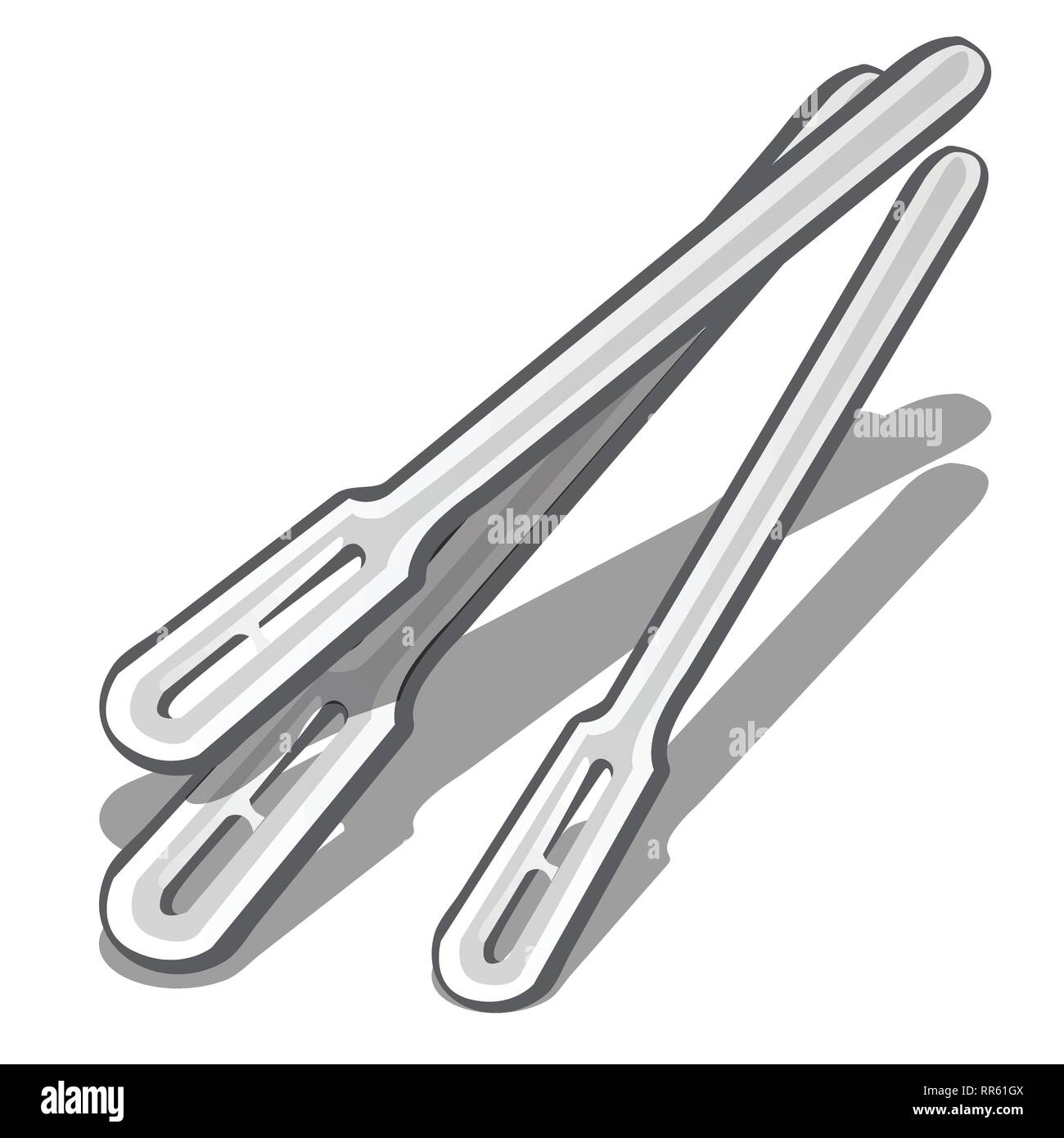Close up coffee disposable stirrer Stock Vector Images - Alamy