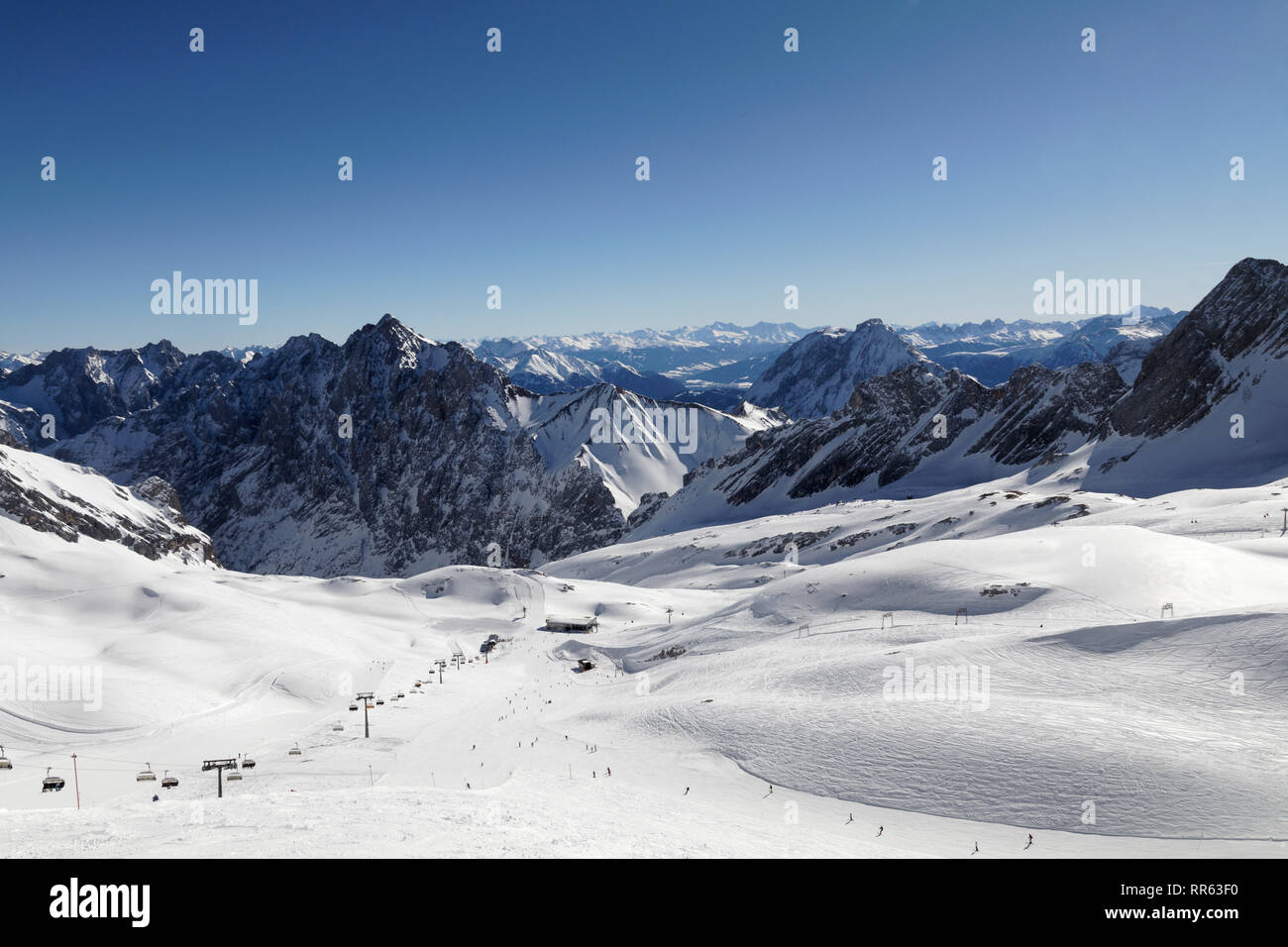 Zugspitze, Germany, mountain, snow, peak, winter Stock Photo - Alamy
