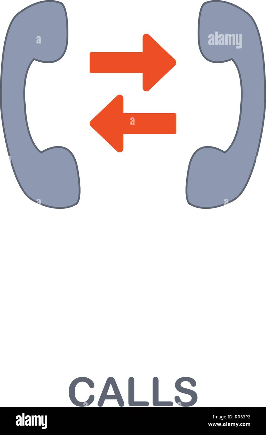 Call icon. Premium two colors style design from contact us icons ...
