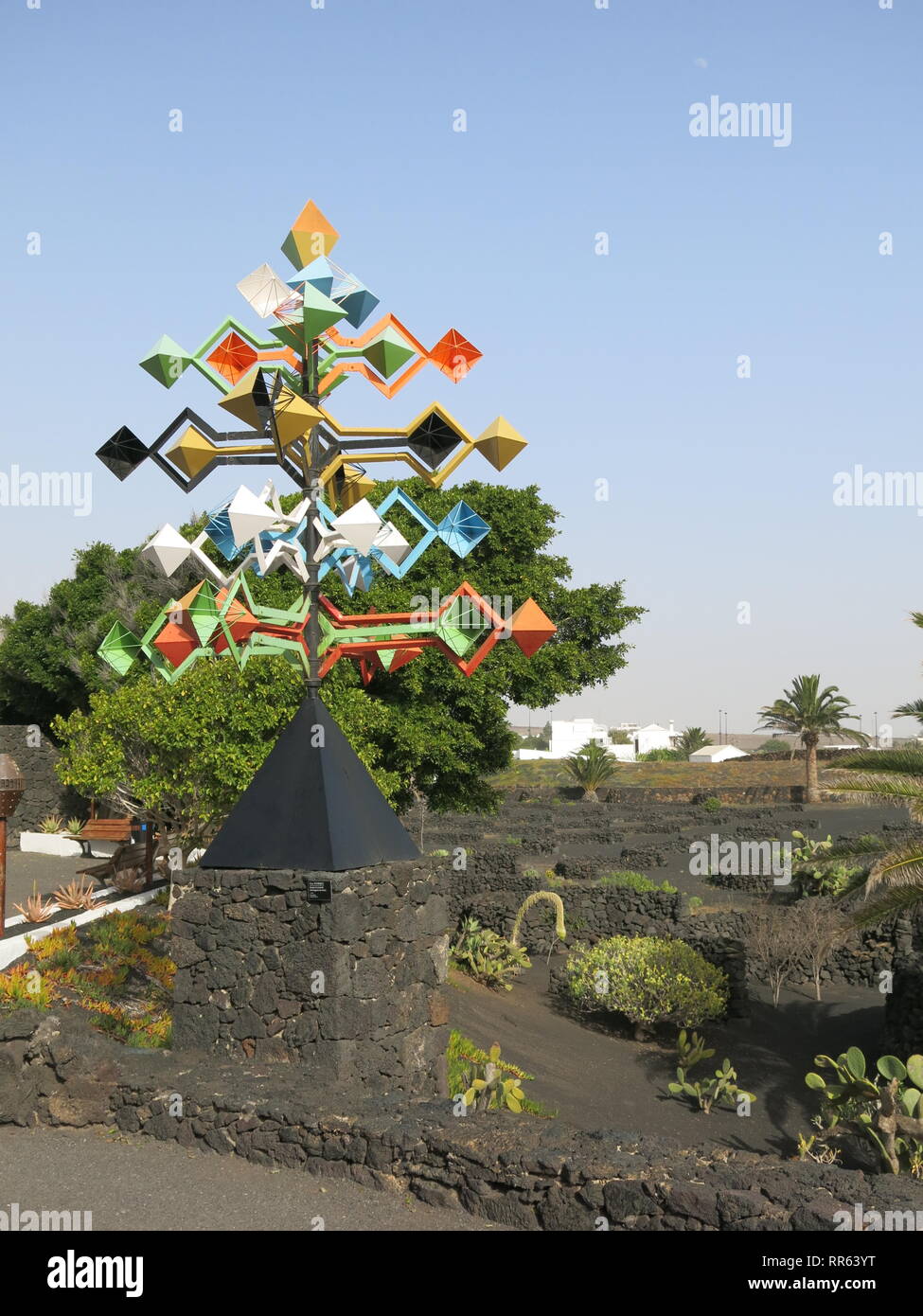Wind sculpture cesar manrique lanzarote hi-res stock photography and ...